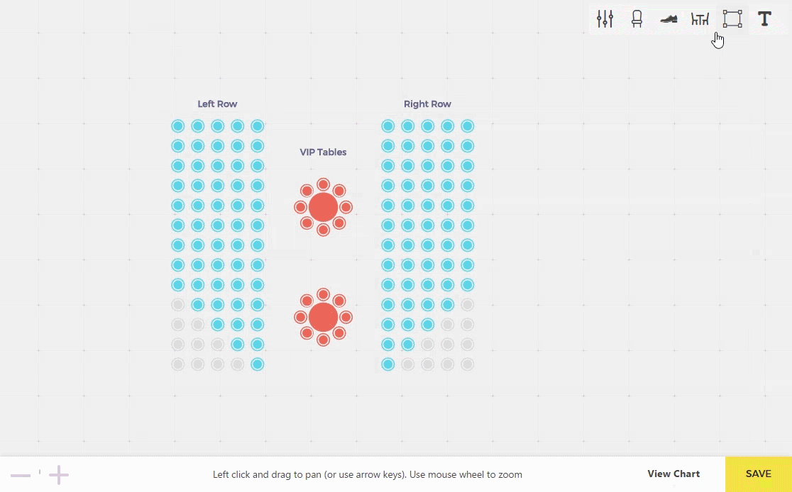 Seating Charts - Event Ticketing Add-ons - Tickera