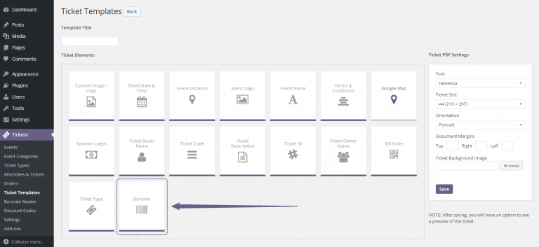Barcode Reader - Documentation - Tickera