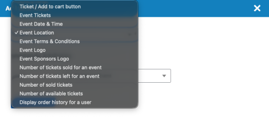 Shortcodes and Gutenberg blocks - Documentation - Tickera
