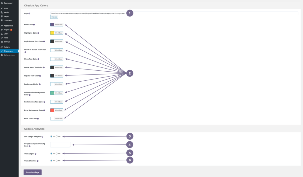 Checkinera plugin - Documentation - Tickera